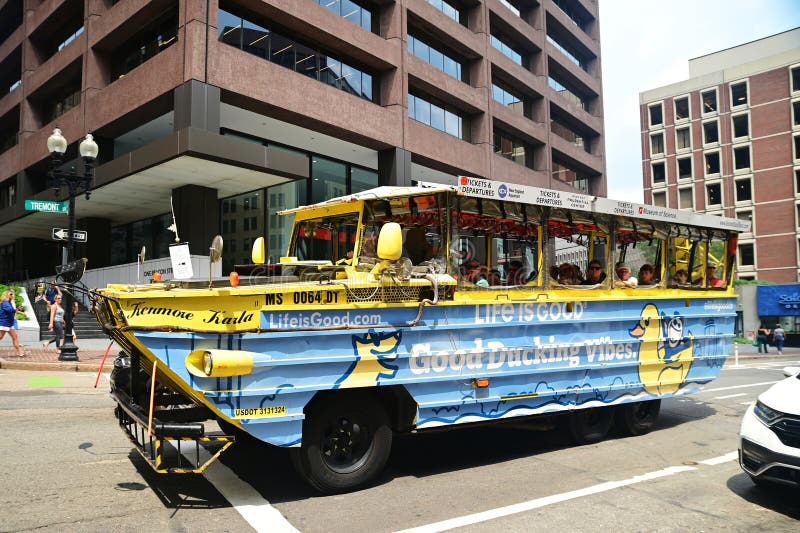 Boston Duck Tours, Massachusetts, USA Editorial Stock Image - Image of ...