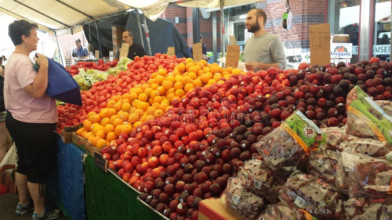 Boston Farmers Market editorial photo. Image of vegetables - 74889176