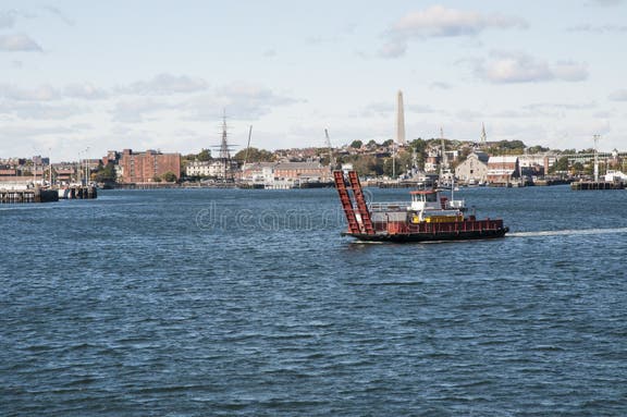 Boston Ferry stock photo. Image of steeples, lines, business - 29465886