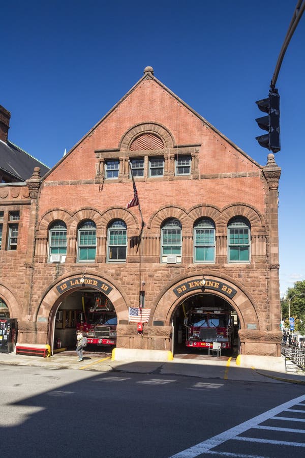 Boston Fire Station editorial image. Image of engine - 59334890