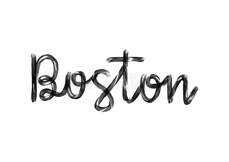 Boston Font Vector Stock Illustrations – 131 Boston Font Vector Stock ...
