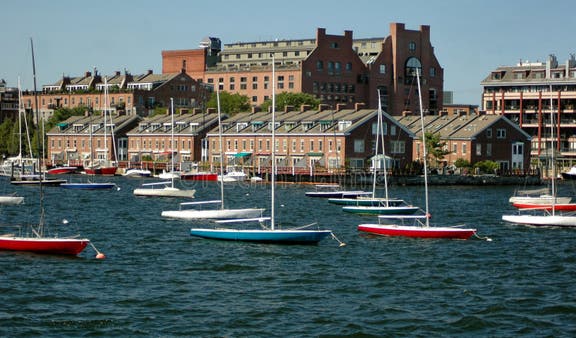 Boston harbor stock image. Image of building, buildings - 8356069