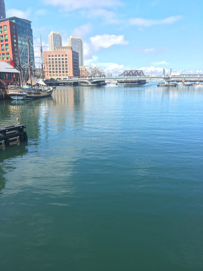 Boston harbor stock photo. Image of boston, harbor, time - 113996224