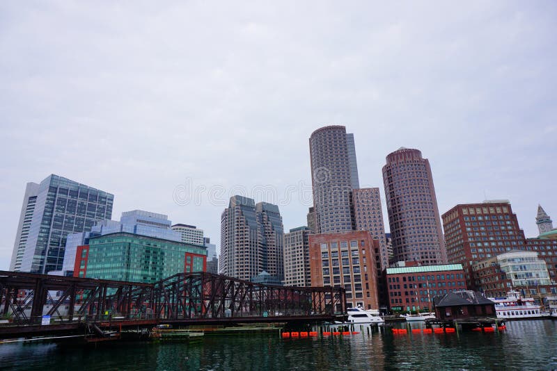 Boston harbor editorial photo. Image of financial, business - 98729321