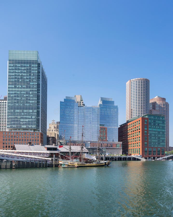 Boston Harbor and Waterfront Stock Image - Image of waterfront, boston ...