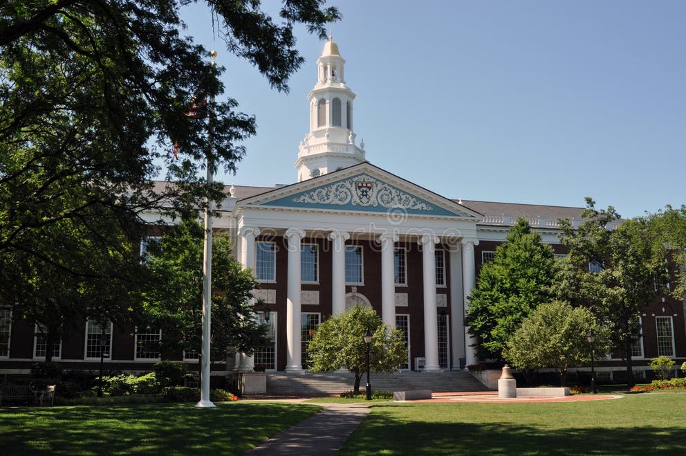 Boston - Harvard Business School Campus Stock Photo - Image of college ...