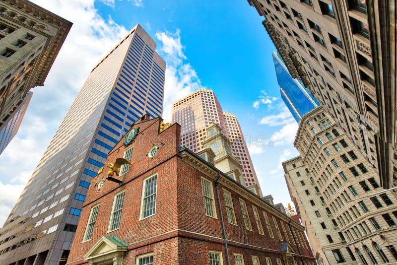 Boston Historic Center Streets Stock Photo - Image of quincy, streets ...