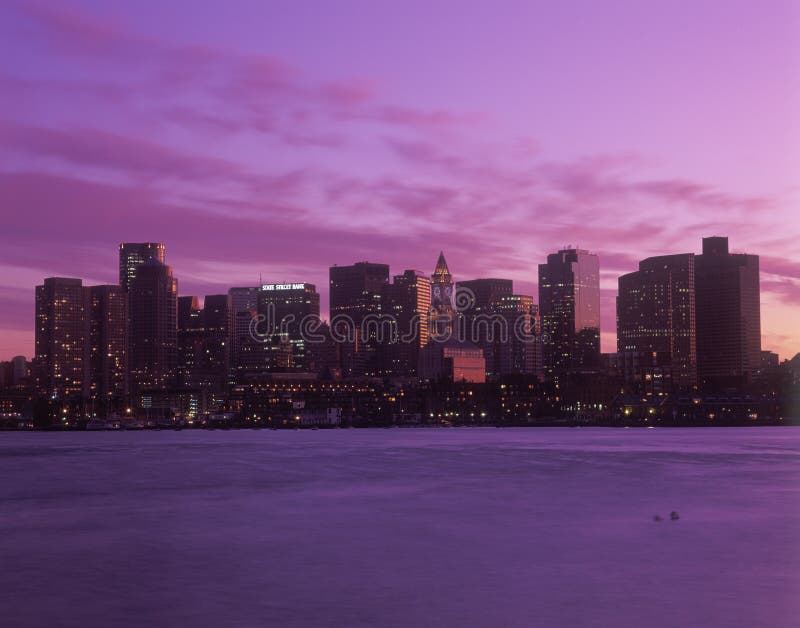 Boston, horizonte del mA foto de archivo. Imagen de ciudades - 23148834