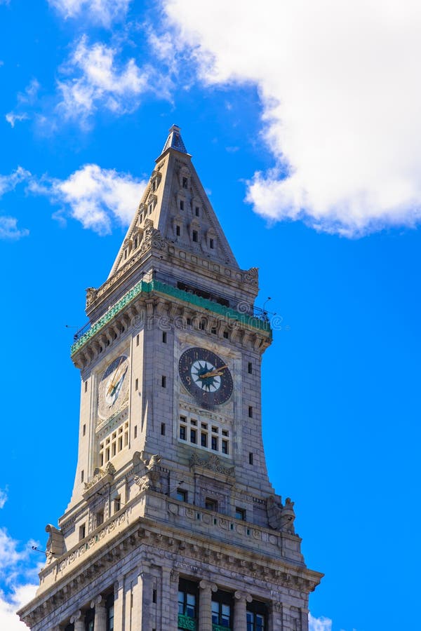 Boston Landmark Under Nice Sky Stock Photo - Image of modern, cityscape ...
