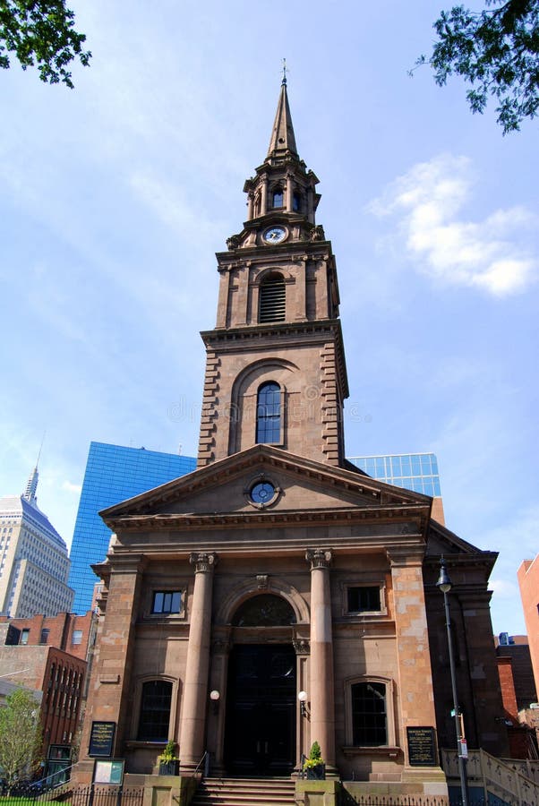 Boston, MA: 1859 Arlington St. Church Editorial Stock Photo - Image of ...