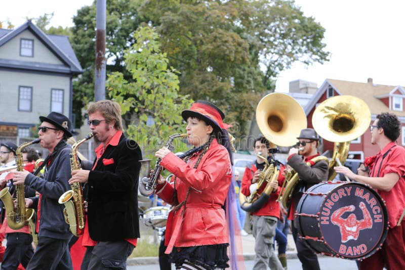 Boston, MA - October 6, 2012: Columbus Day Parade Editorial Stock Image ...