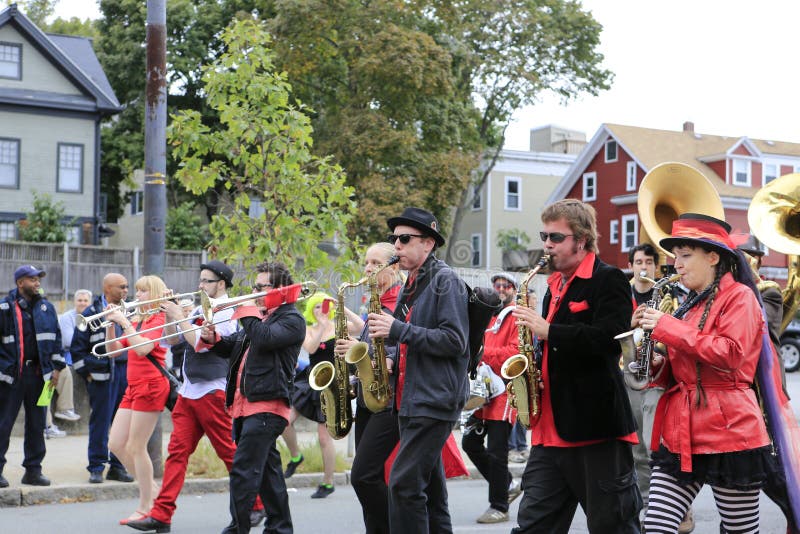 Boston, MA - October 6, 2012: Columbus Day Parade Editorial Image ...