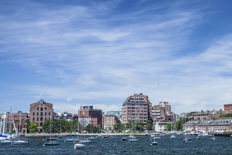 Boston, MA stock photo. Image of buildings, boston, harbor - 34878134