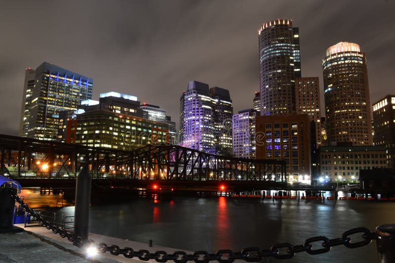Boston, Massachusetts, USA - October 4, 2015: the Boston Skyline and ...