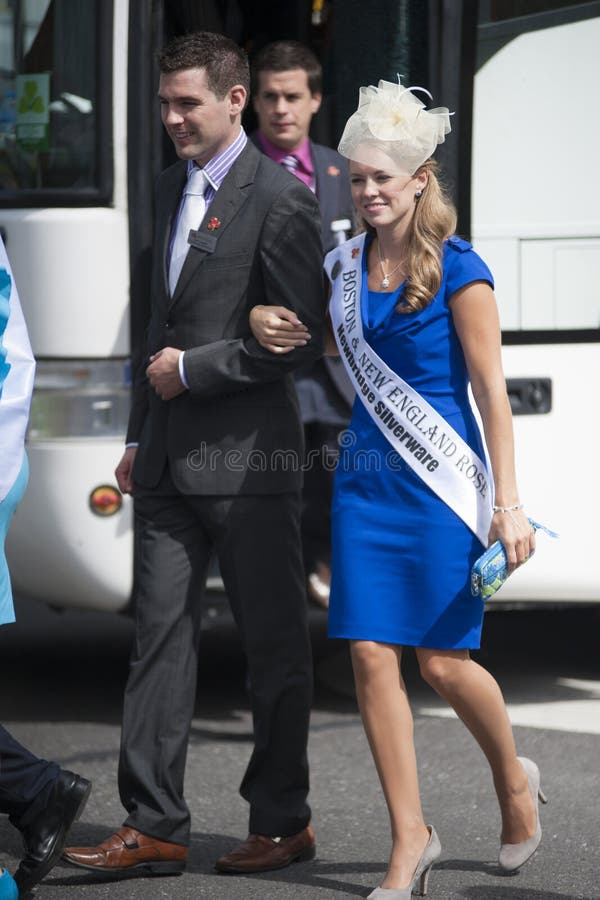 The Boston New England Rose and Her Escort Editorial Stock Photo ...
