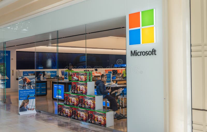 BOSTON - OCT 17: Microsoft Store in Boston. Its Best Known Software ...
