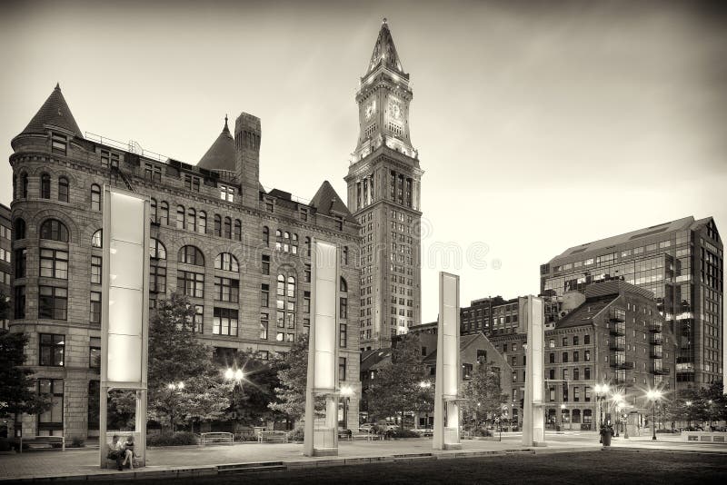 Boston Old Custom House editorial photography. Image of united - 32487542