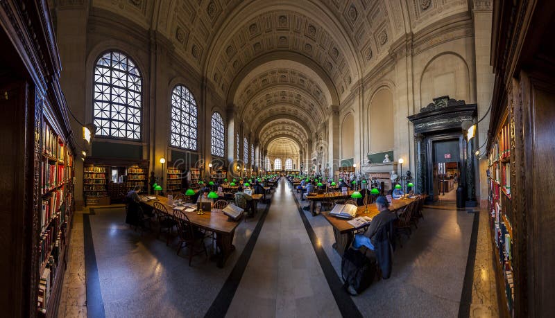 Boston Public library editorial image. Image of city - 15898895