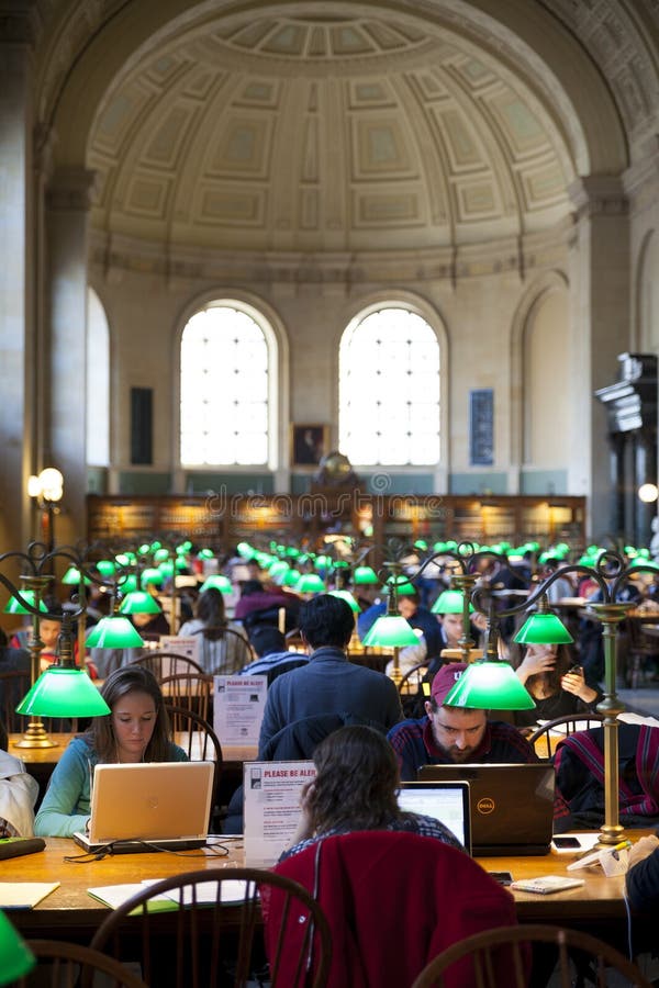 Boston Public Library editorial photography. Image of landmark - 28524317