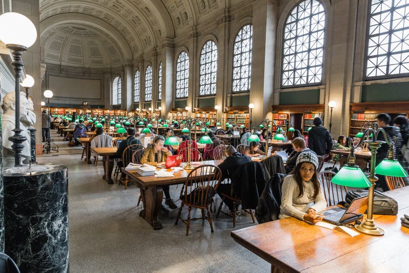 The Boston Public Library editorial photo. Image of library - 75354446
