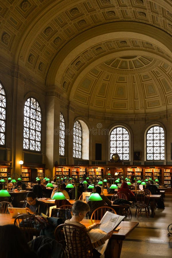 Boston Public Library editorial stock photo. Image of public - 55920283