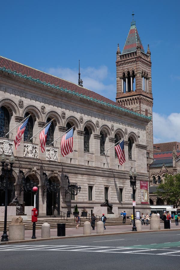 Boston Public Library Interior Editorial Photo - Image of mckim, united ...