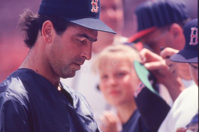 Boston Red Sox-erste Base Jack Clark Redaktionelles Bild - Bild von ...