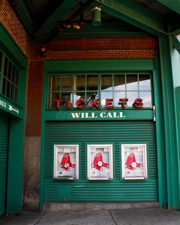 Boston Red Sox Will Call Ticket Window. Editorial Stock Photo - Image ...