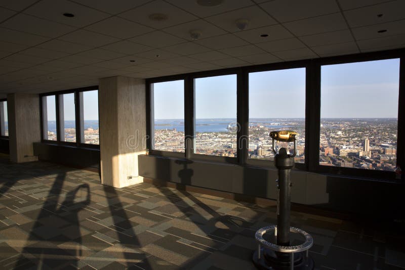 Boston S Panoramic View As it is Seen from Prudential Tower Stock Photo ...