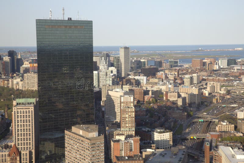 Boston S Panoramic View As it is Seen from Prudential Tower Editorial ...