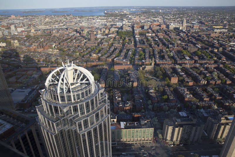 Boston View from Prudential Center. Editorial Stock Photo - Image of ...