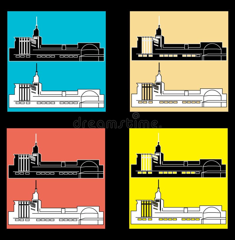 Boston Science Museum, Boston, Stock Vector - Illustration of sketch ...