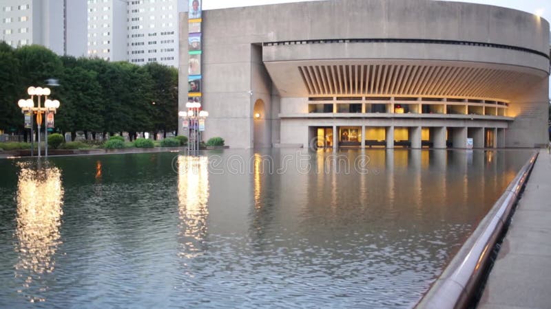 Christian Science Center and Pond at Morning Stock Video - Video of ...