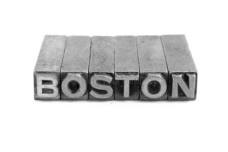 Boston sign stock image. Image of states, lettering - 108190513