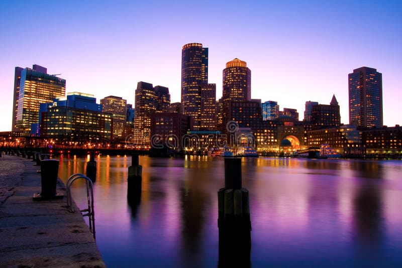 Boston stock photo. Image of dock, outdoors, skyline - 26608286