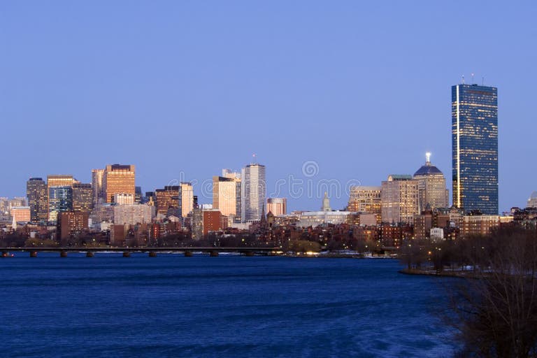 Boston Skyline Memorial Drive Stock Photos - Free & Royalty-Free Stock ...