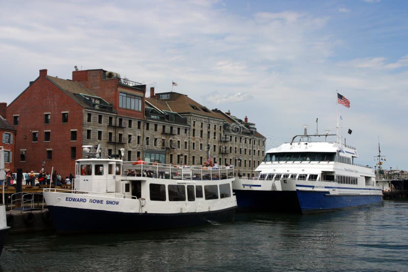 Boston Skyline, Inner Harbor, USA Editorial Photo - Image of boston ...