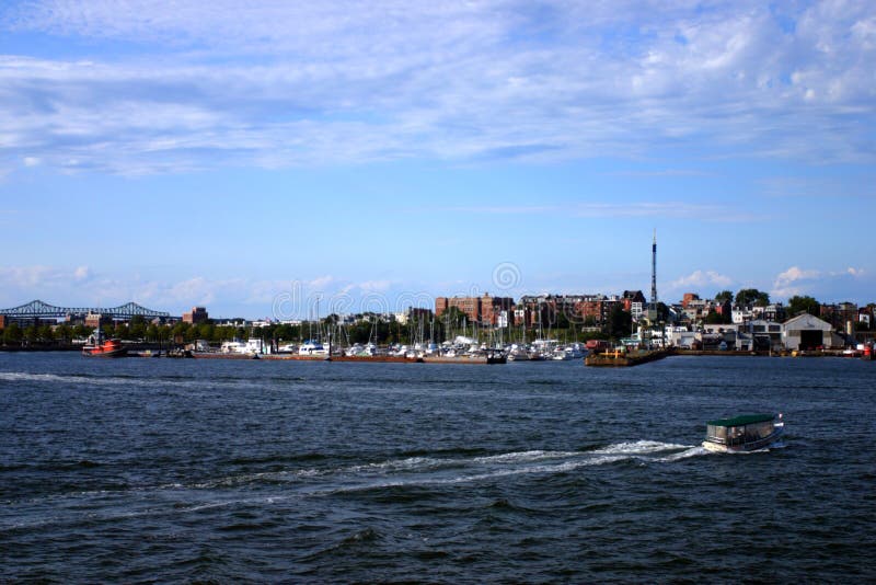 Boston Skyline, Inner Harbor, USA Stock Image - Image of skyline ...