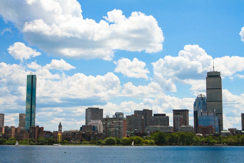 Boston Skyline As Seen from Fenway Park. Editorial Stock Photo - Image ...