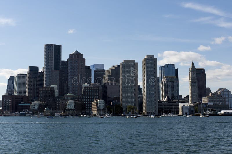 Boston Skyline editorial stock image. Image of ocean - 79481054