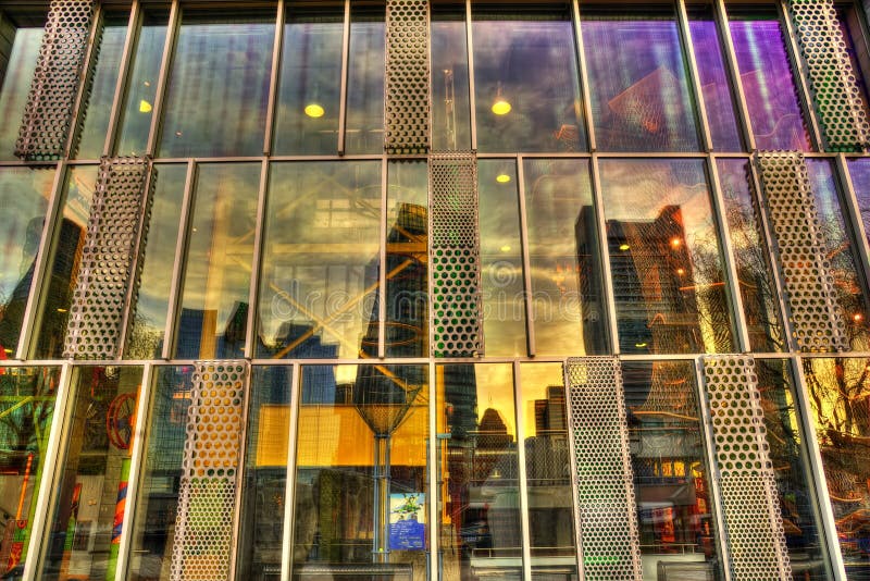 Boston Skyline Reflection stock image. Image of business - 108769097