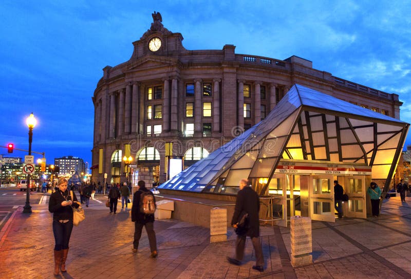 Boston South Station editorial photo. Image of landmark - 28702231