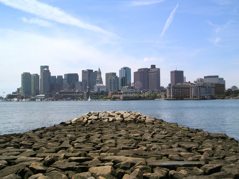 Boston Stone Pier stock photo. Image of east, buildings - 227088