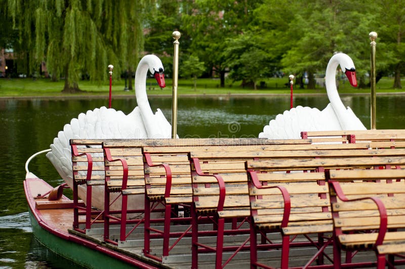 Swan Boats in Boston Common Editorial Stock Photo - Image of scenic ...