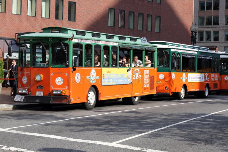 Boston Tourist Trolley editorial photography. Image of tourism - 20892912