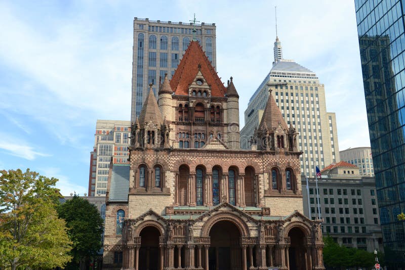 Boston Trinity Church, USA stock photo. Image of architecture - 43485982