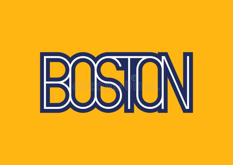 Boston Font Vector Stock Illustrations – 131 Boston Font Vector Stock ...