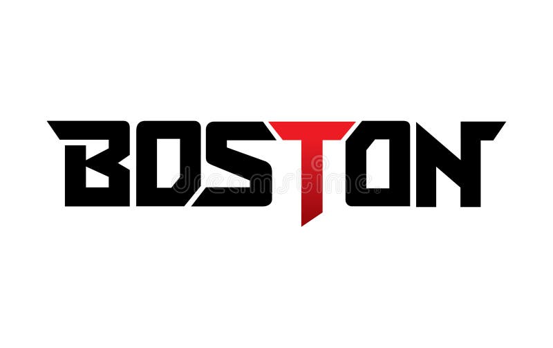 Boston Typography Design Vector Stock Vector - Illustration of ...