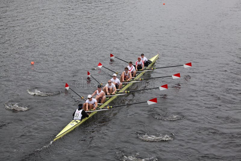 Boston University Races in the Head of Charles Reg Editorial Photo ...
