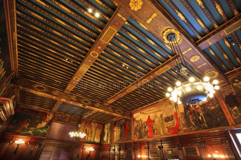 Boston, Public Library Facing Copley Square Editorial Photo - Image of ...